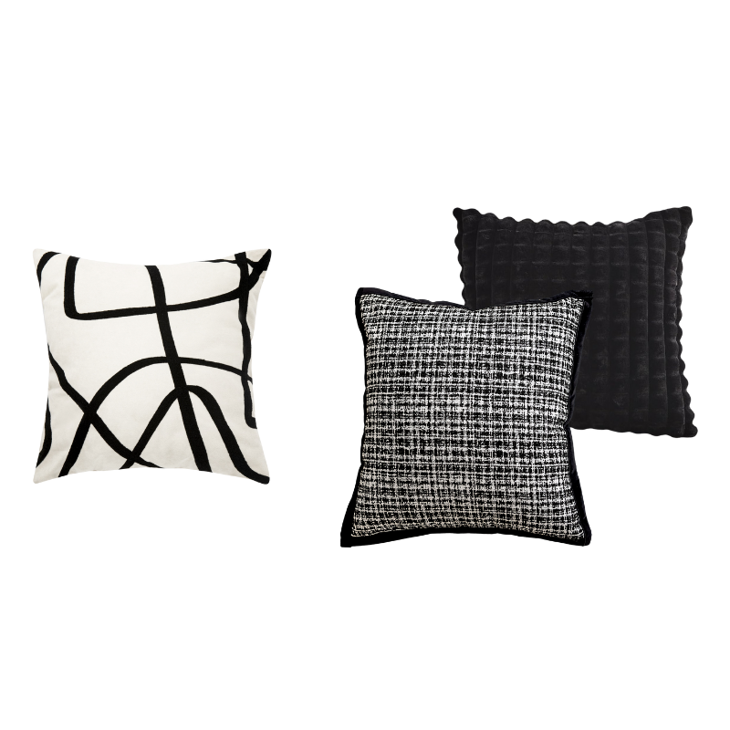 3pc Modern Luxury No.7 Cushion Cover Set – DILAS HOME